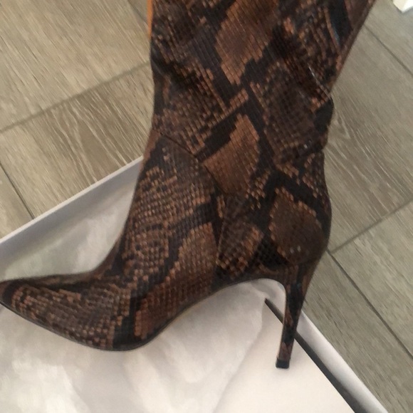Steve Madden | Shoes | Steve Madden Snake Print Boot | Poshmark